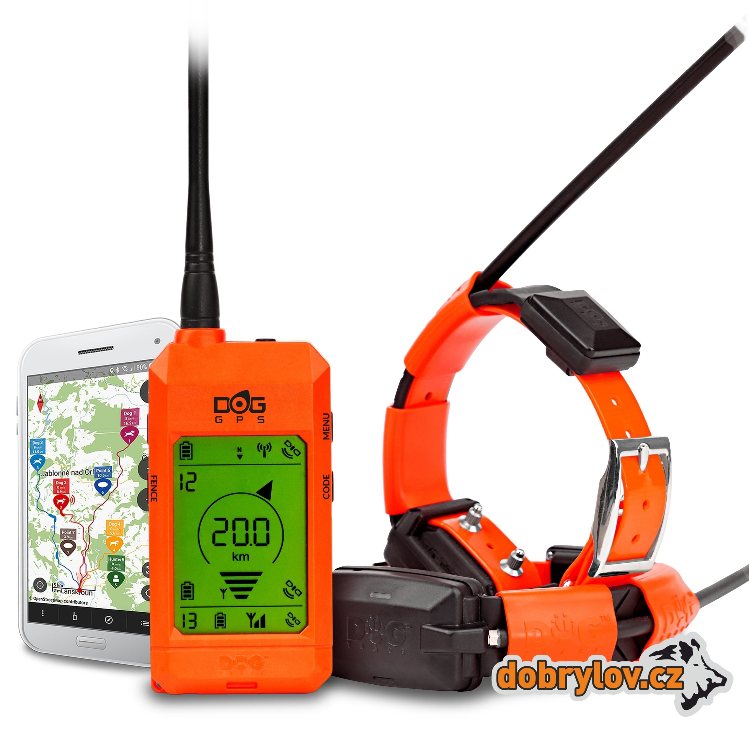 DOGTRACE GPS sety a obojky - DOBRYLOV.CZ